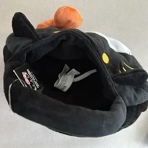 Forever 21 | Bags | Hello Kitty X Forever Twenty One Black Faux Fur ...